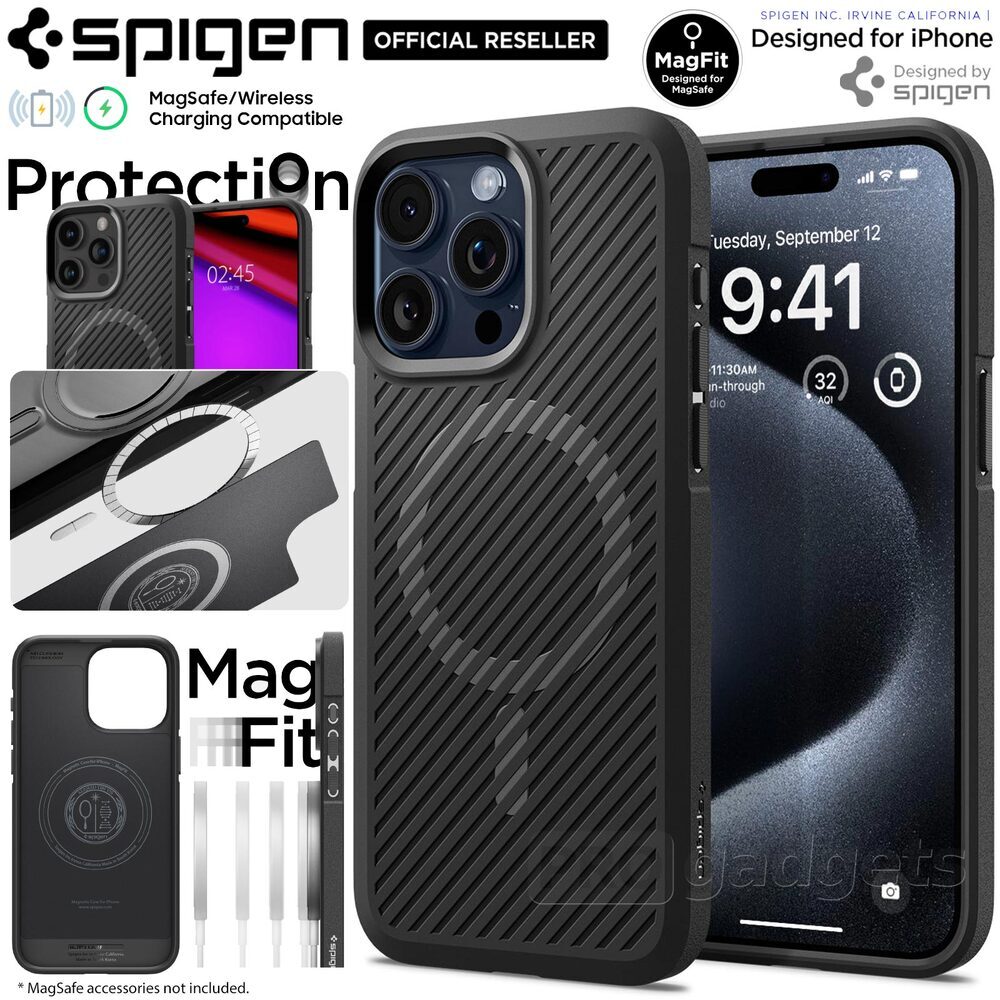 SPIGEN Core Armor (MagFit) MagSafe Compatible Case for iPhone 15 Pro